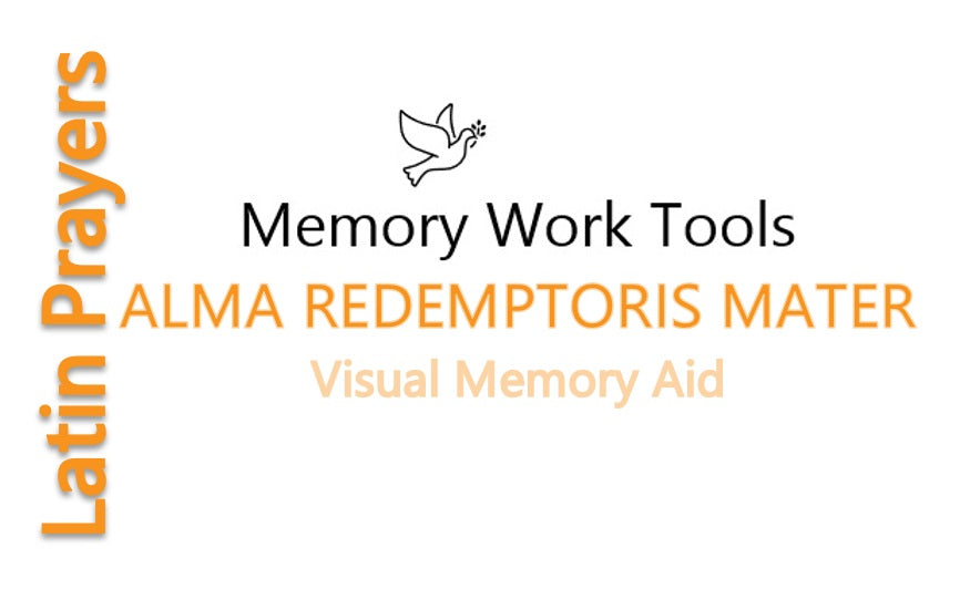 Alma Redemptoris Mater Visual Aid | Latin Advent Marian Antiphon ...